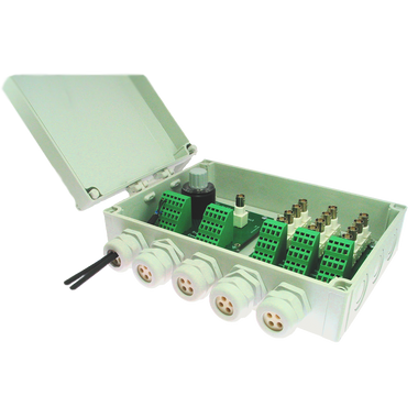 748 : BNC Termination box, polycarbonate, 22 / 24 Ch - VibraSens
