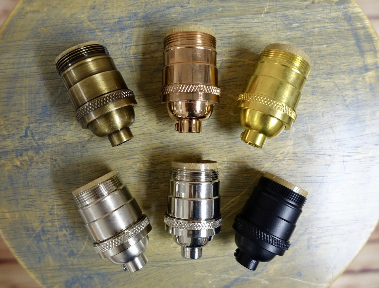 Brass & Porcelain Light Sockets | Snake Head Vintage