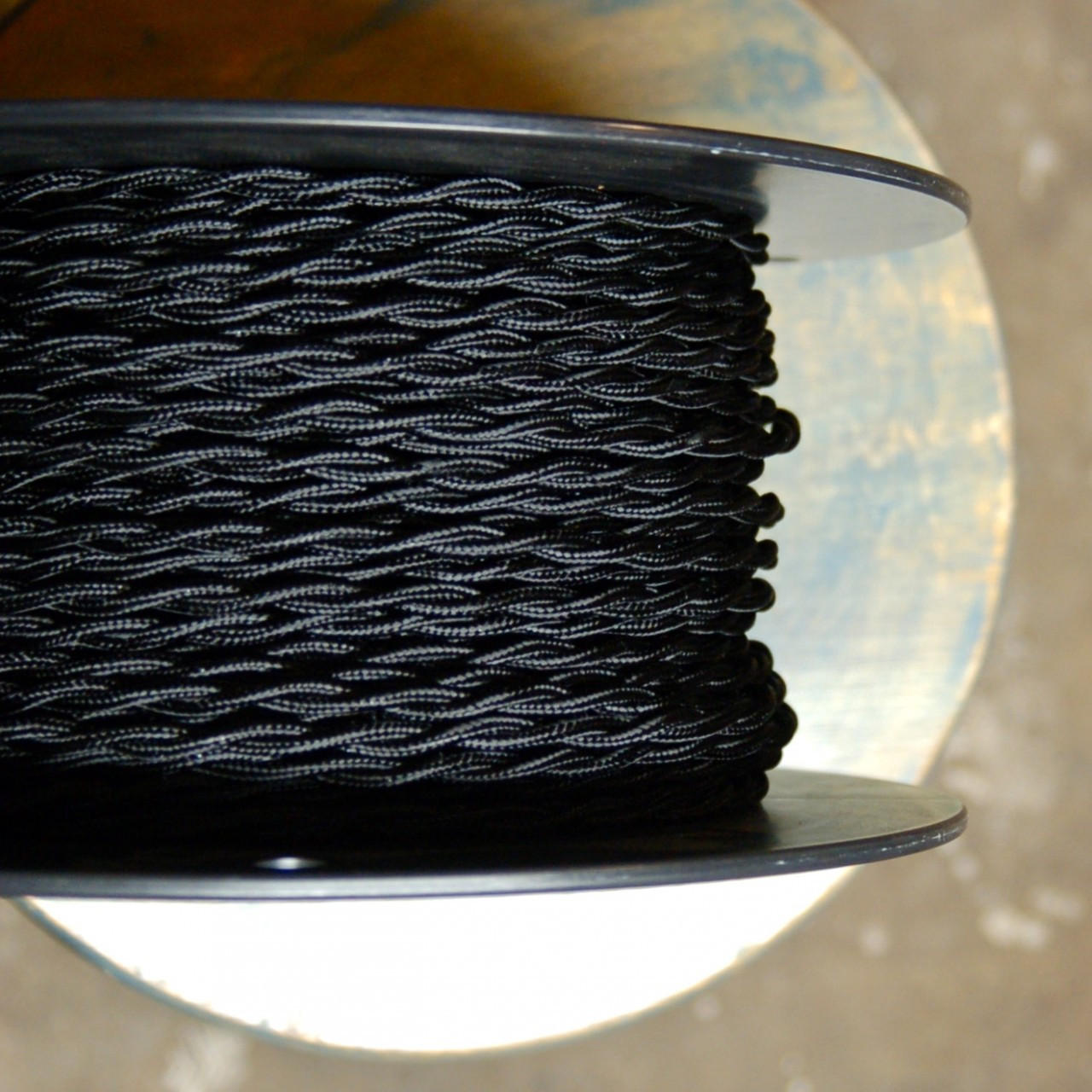 Cloth Covered Electrical Power Cord - Fabric Braided Wiring