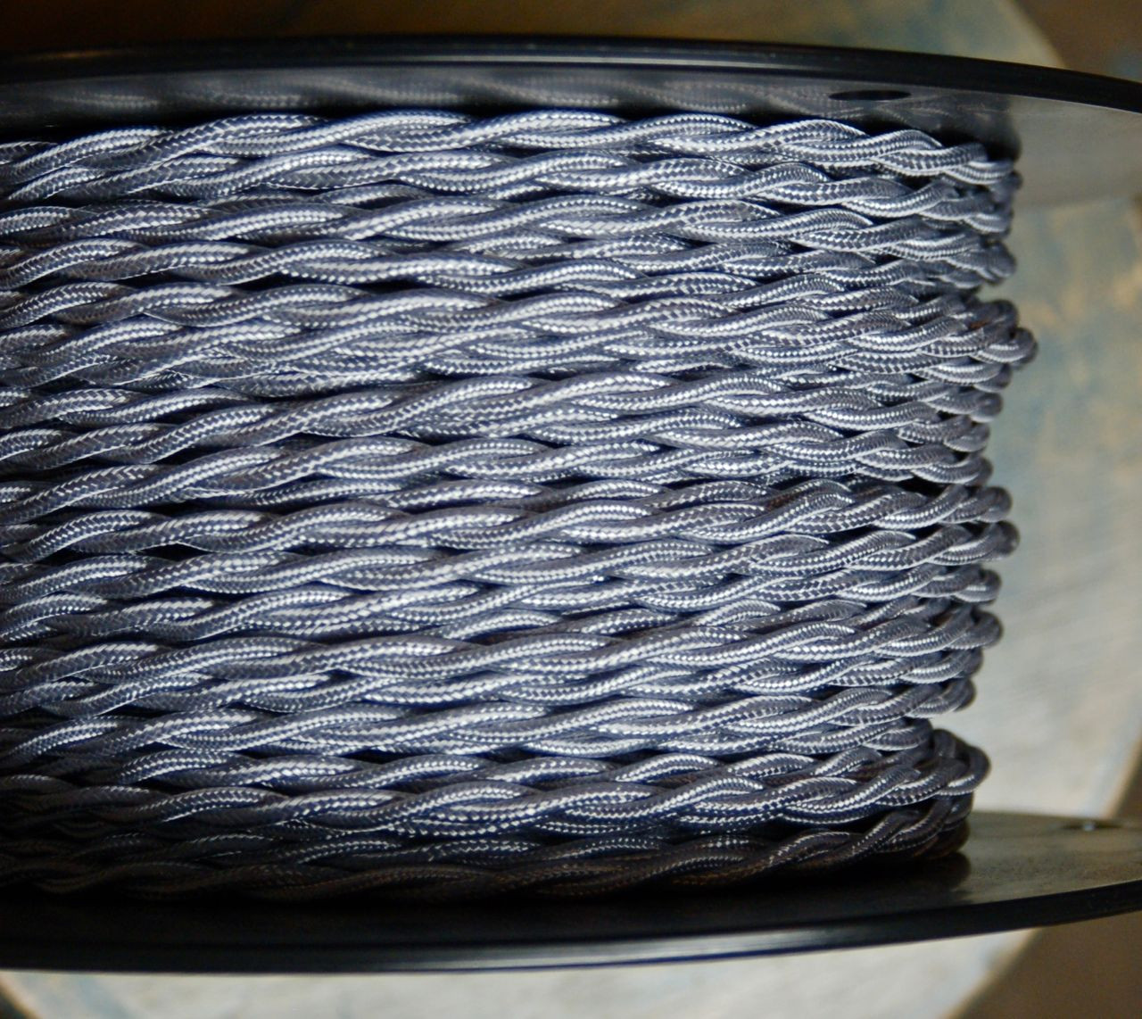 Cloth Covered Lamp Cord with Plug | Vintage Style Lamp Wire