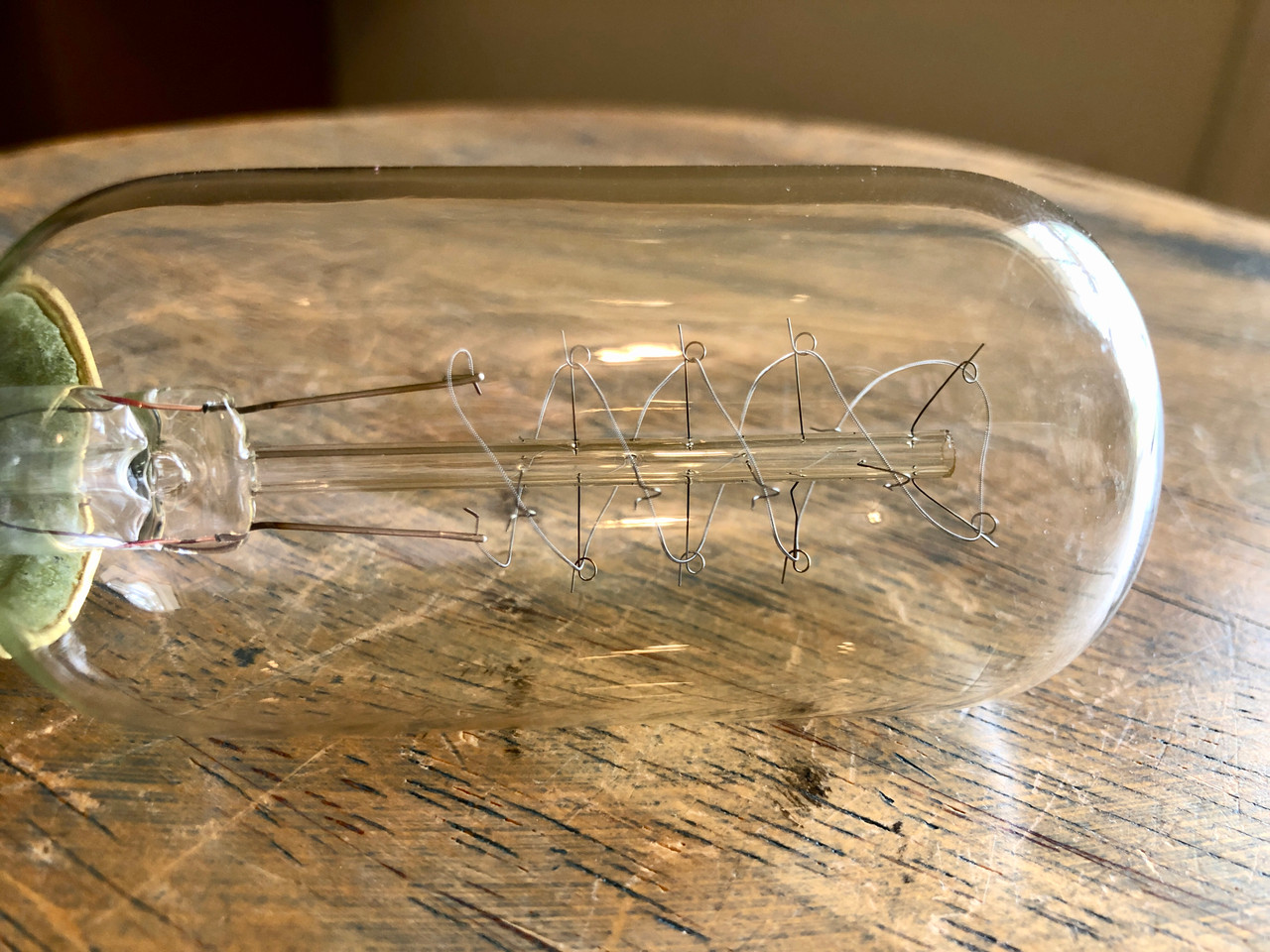 Radio Style Tubular Light Bulb | Vintage T14 Edison Bulb