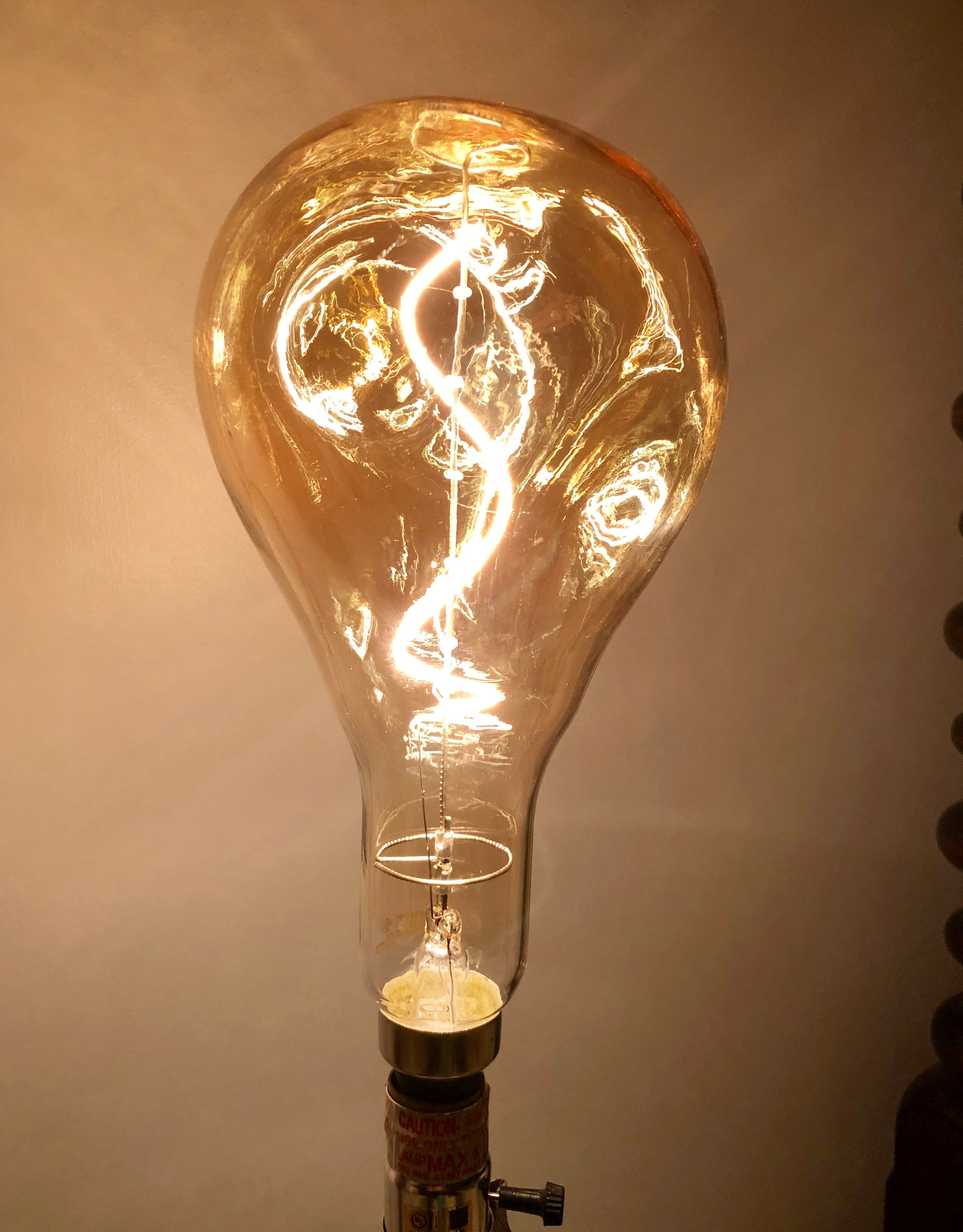 4 Watt Oversize LED Edison Bulb - Droplet | Snake Head Vintage