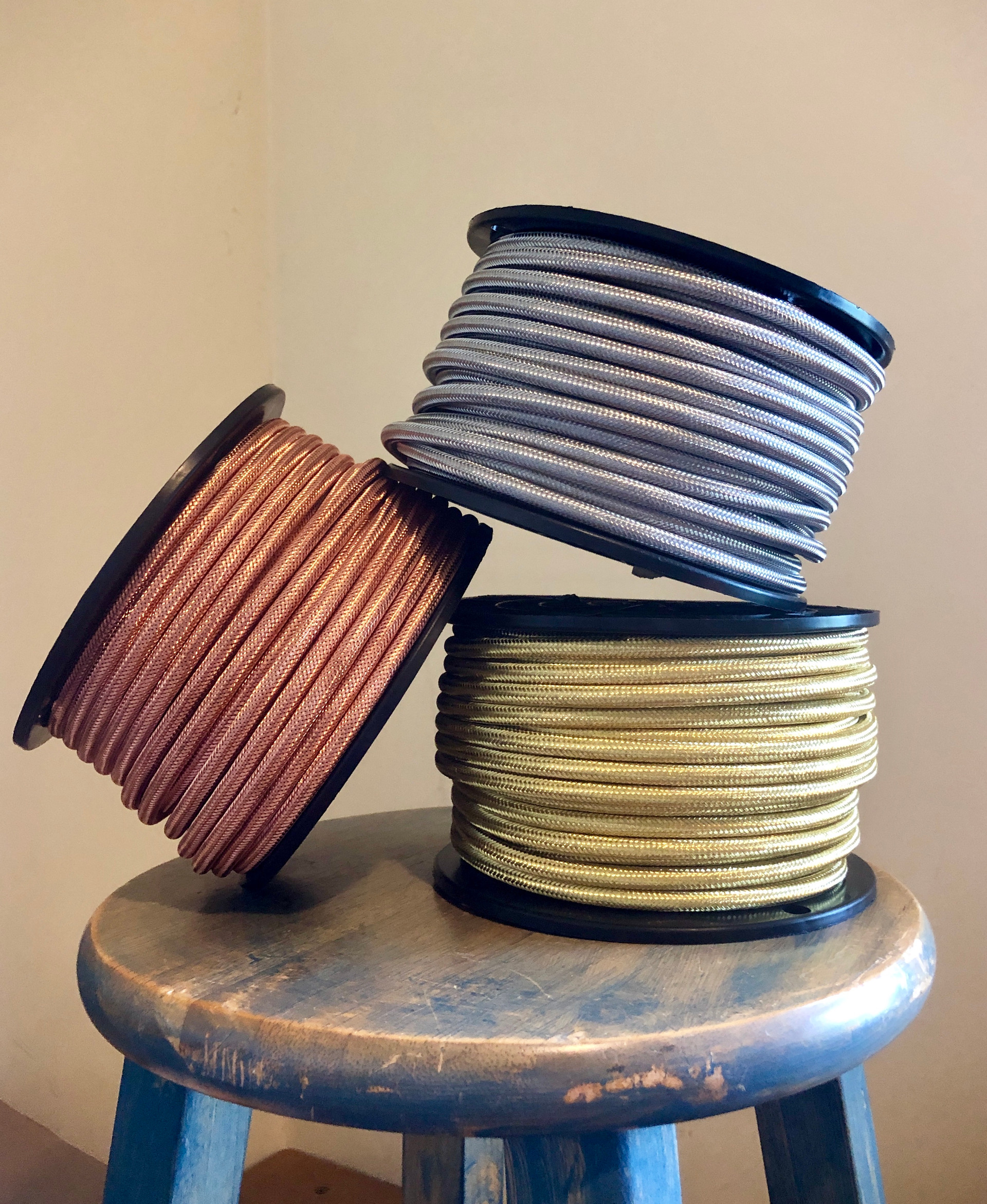 Round Braided Copper Wire | 18 Gauge Braided Copper Wire