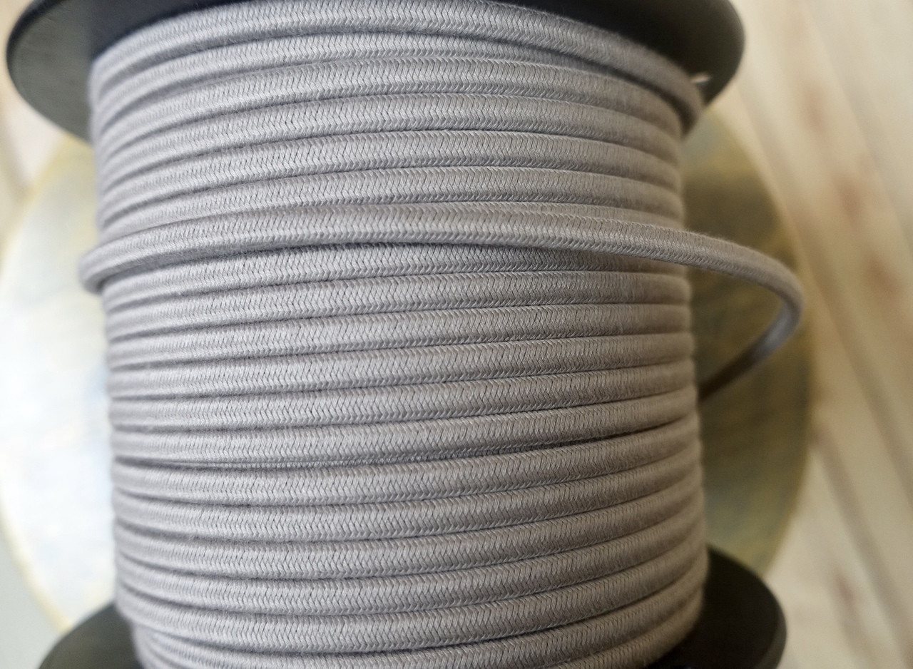 Putty Parallel (Flat) Cloth Covered Wire, Cotton - PER FOOT - Snake ...