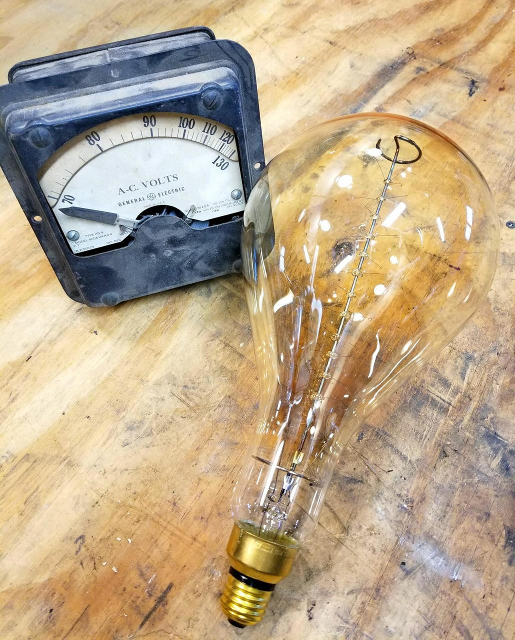 Extra Large 60 Watt Incandescent Teardrop Light Bulb