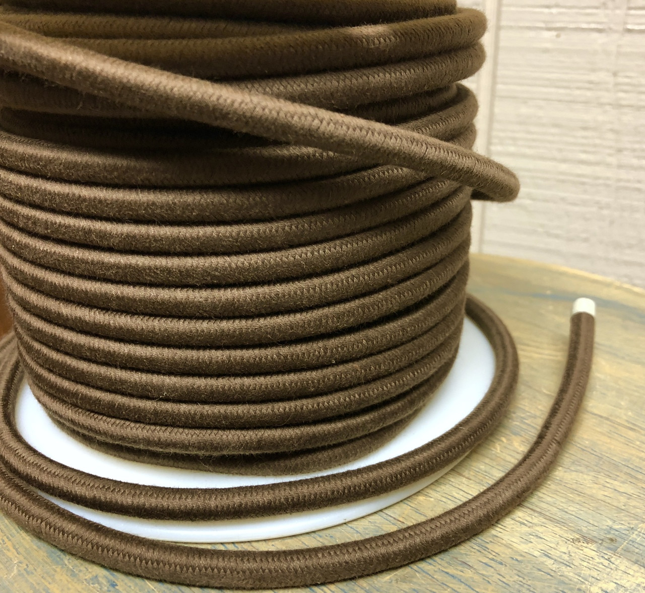 Round 3-Wire Cloth Covered Cord | Round 3-Conductor Wire