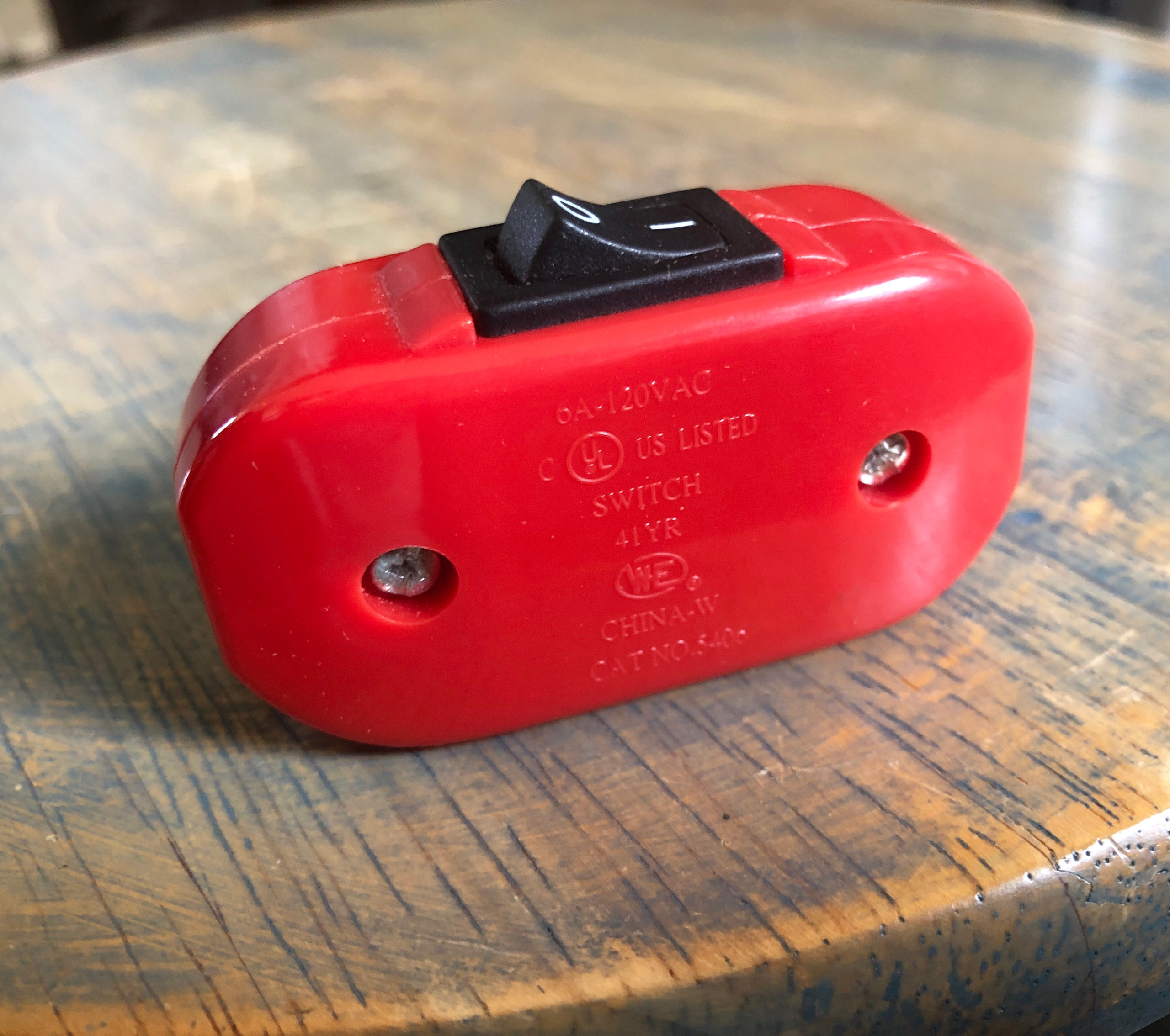 Leviton Inline Switch | Feed Through Switch | Snake Head Vintage