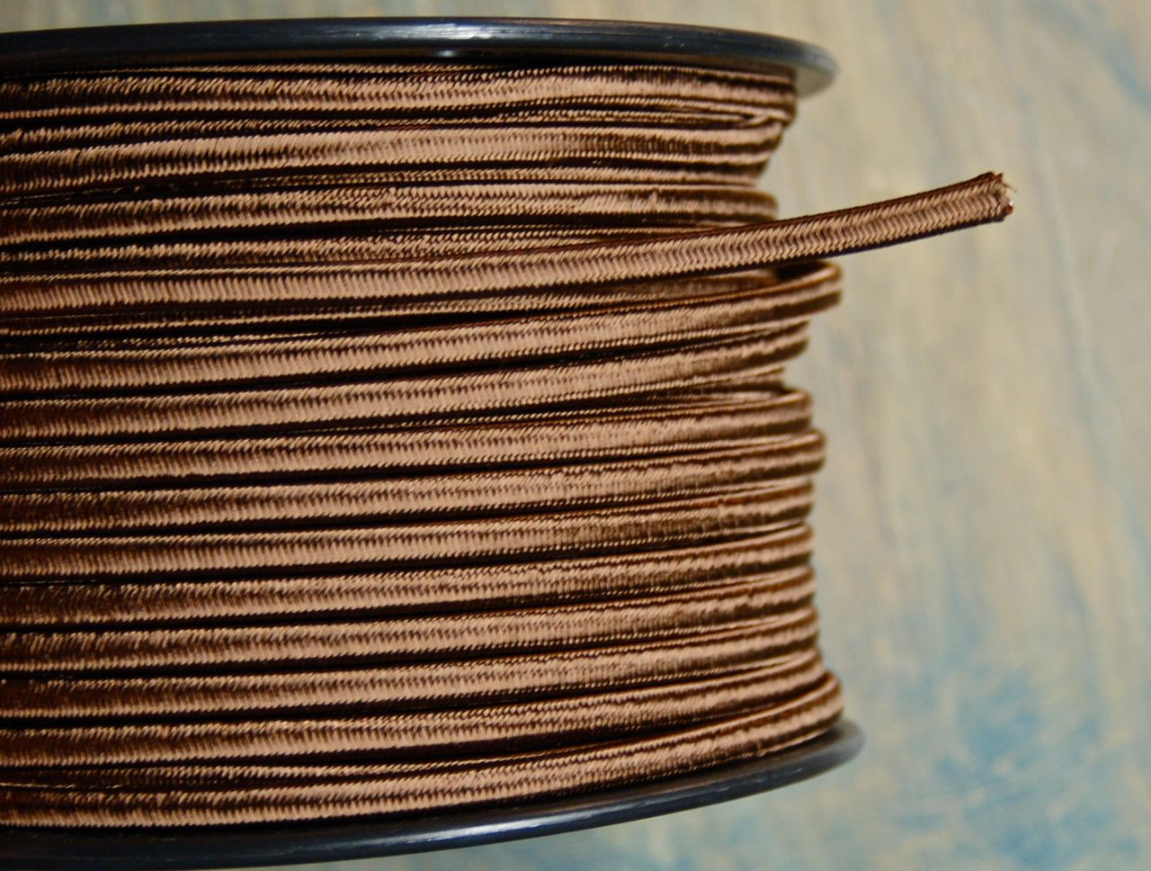 Brown Parallel (Flat) Cloth Covered Wire, Rayon - PER FOOT - Snake Head ...