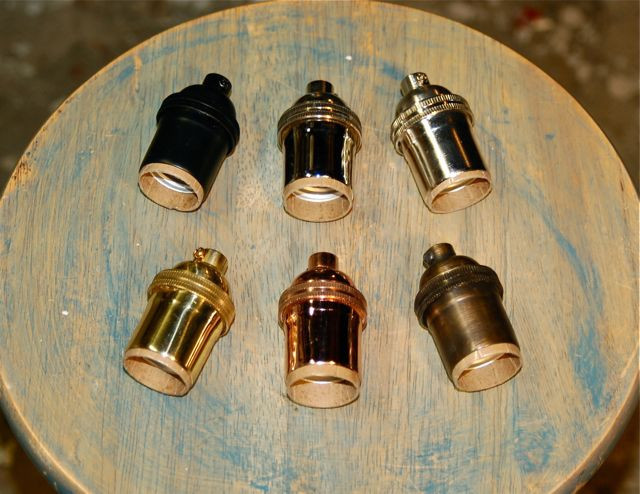 Keyless Brass Light Sockets | Vintage Light Sockets