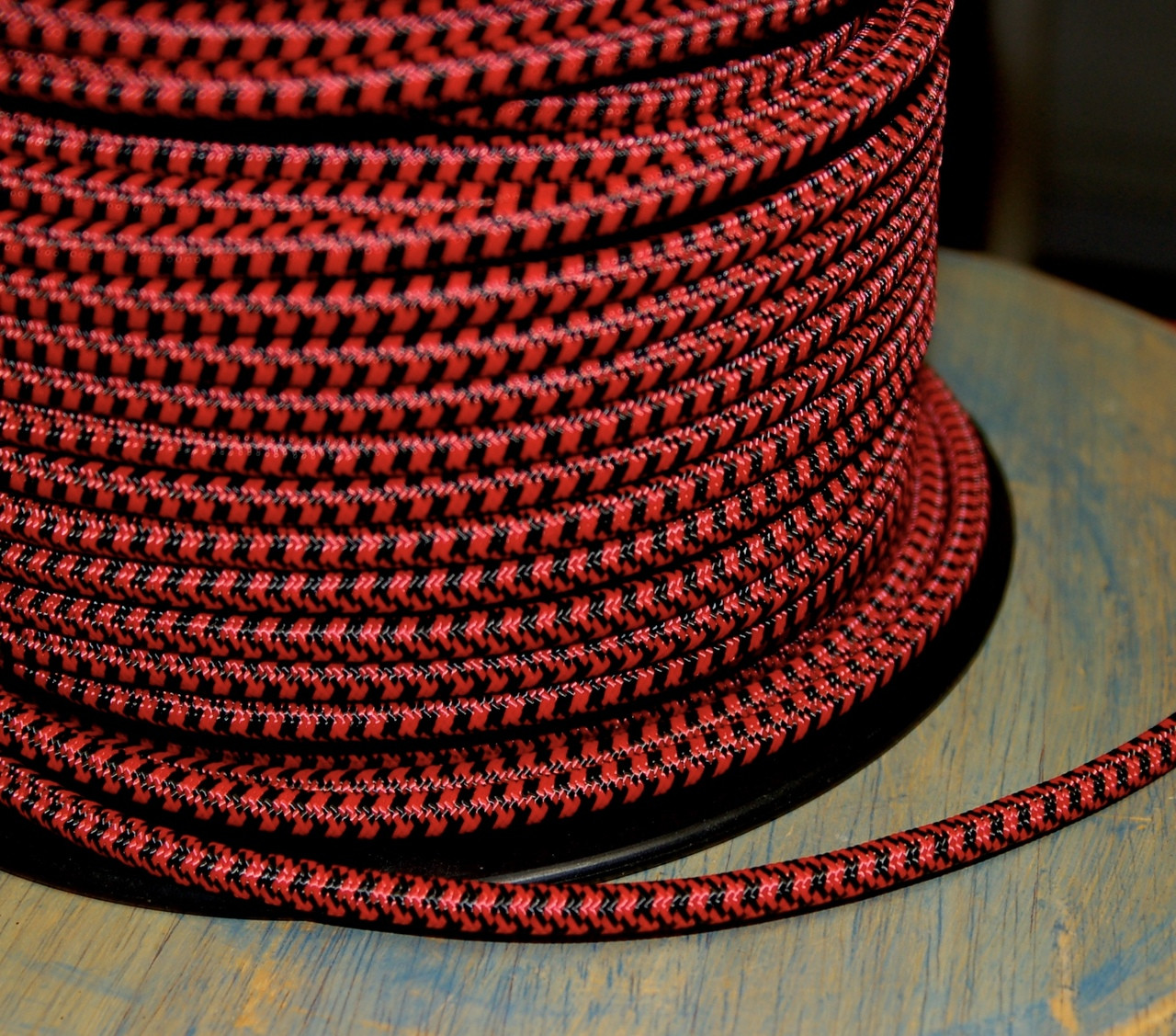 Red Cotton Covered Electrical Wire - 18/3 | Snake Head Vintage