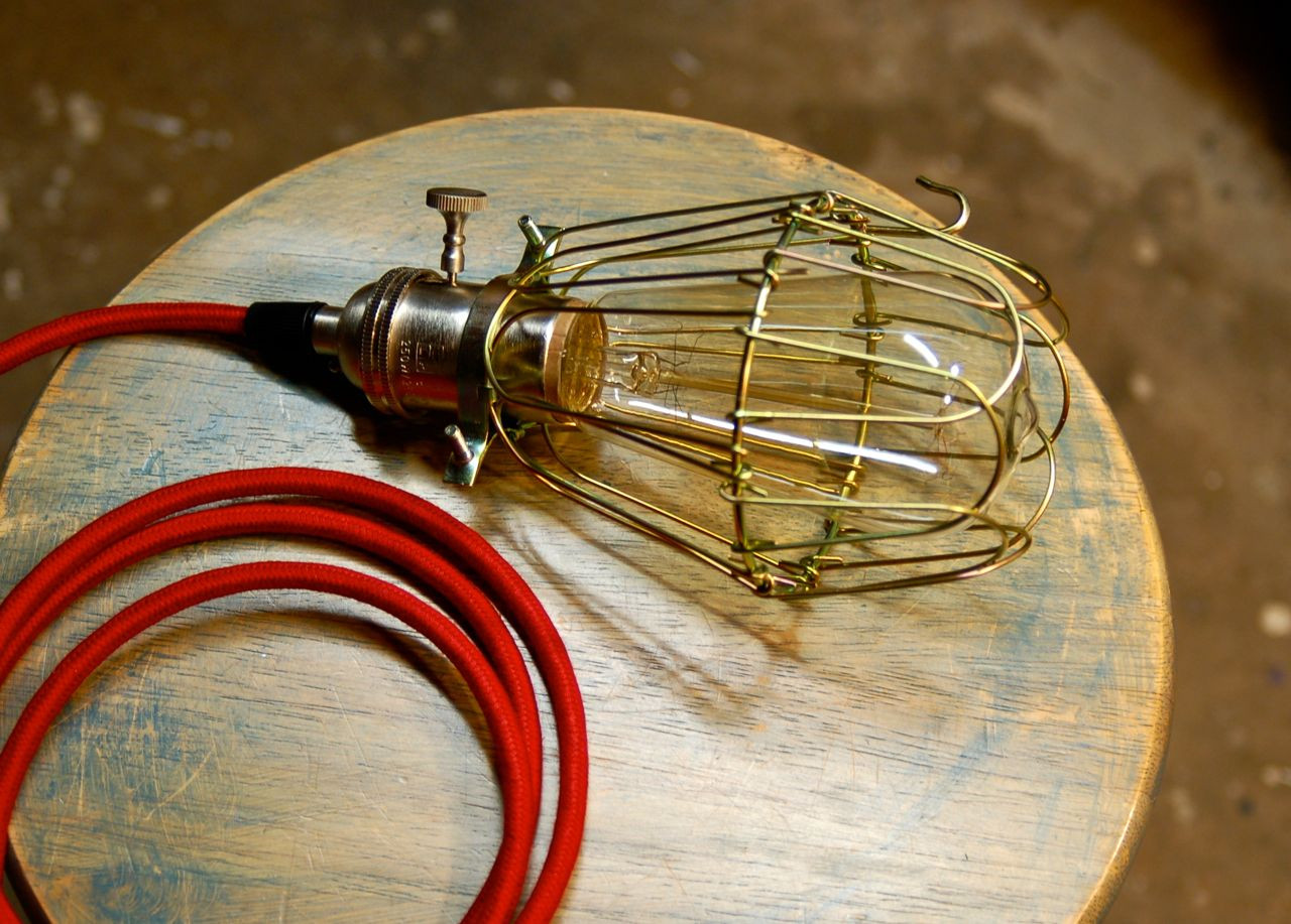 Brass Wire Bulb Cage | Vintage Bulb Cage | Snake Head Vintage
