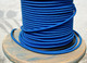 Blue Nylon 3-Wire Cord - Round | Blue Nylon Covered Electrical Wire