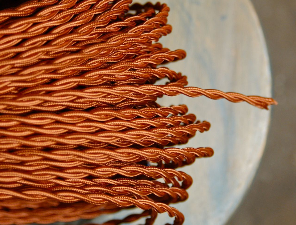 Twisted Cloth Covered Wire | Cloth Covered Electrical Cord