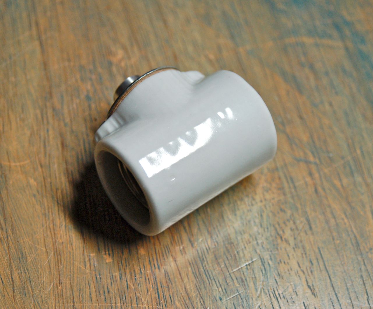 Two Sided Porcelain Light Socket | Double Light Bulb Socket