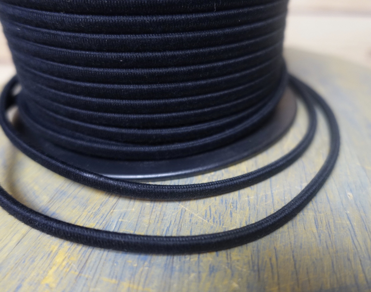 Black Parallel (Flat) Cloth Covered Wire, Cotton - PER FOOT - Snake ...