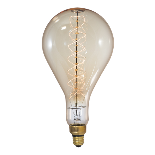 Extra Large 60 Watt Incandescent Teardrop Light Bulb