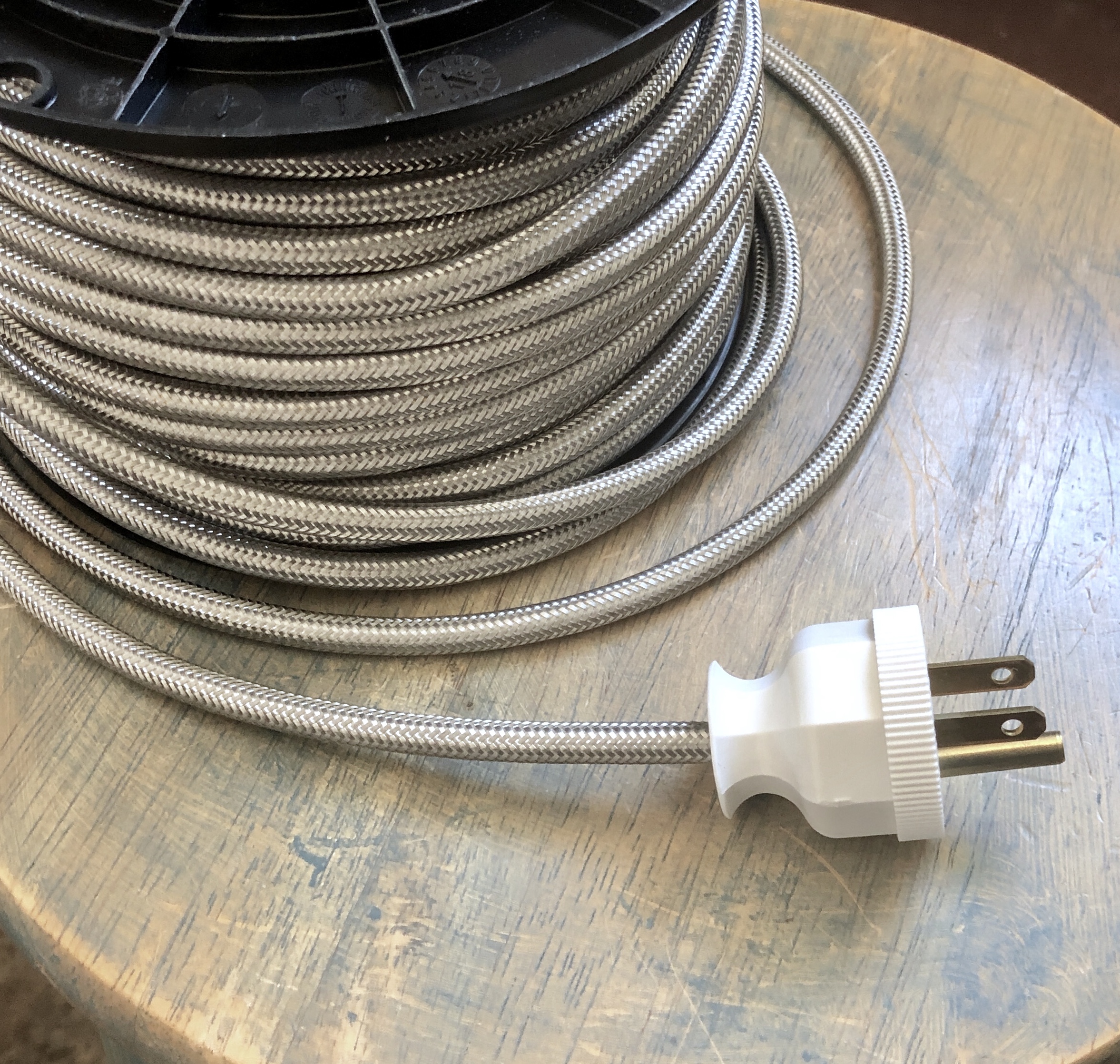 Steel Braided Lighting Cable | Stainless Steel Electrical Wire