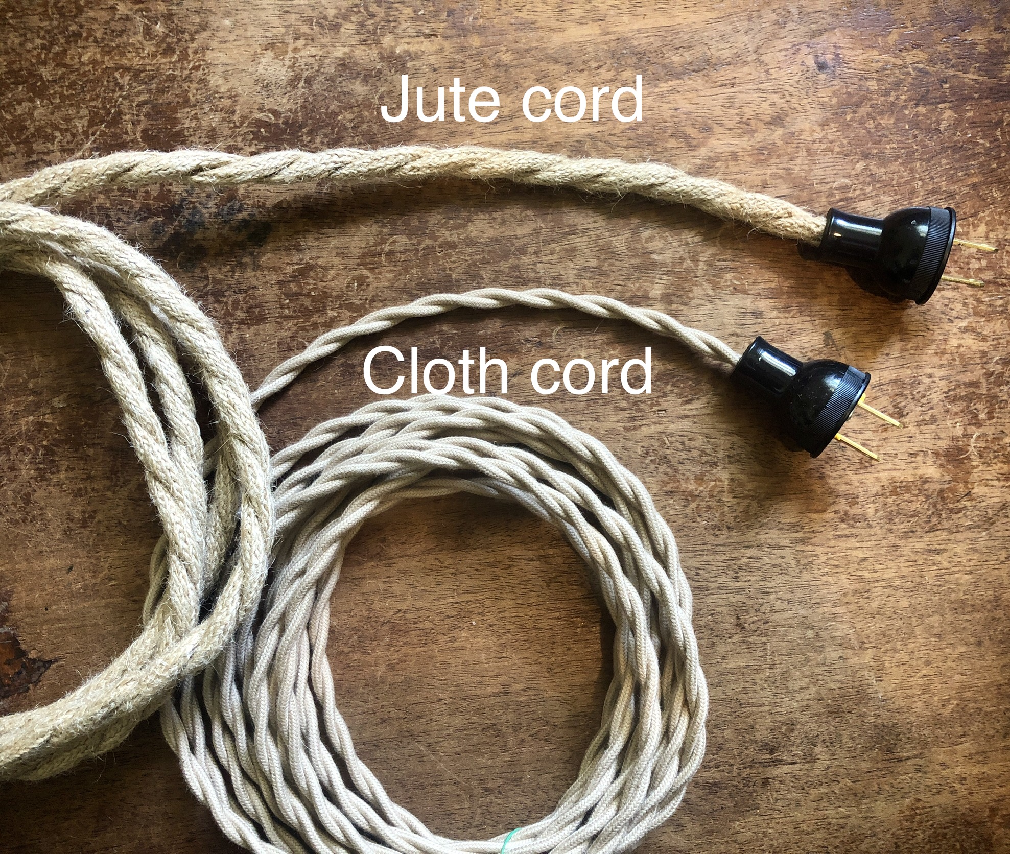 Orange Jute Covered Wire | Rope Electrical Wire