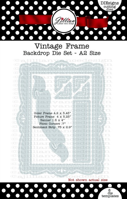 Oval Backdrop Die Set - A Jillian Vance Design