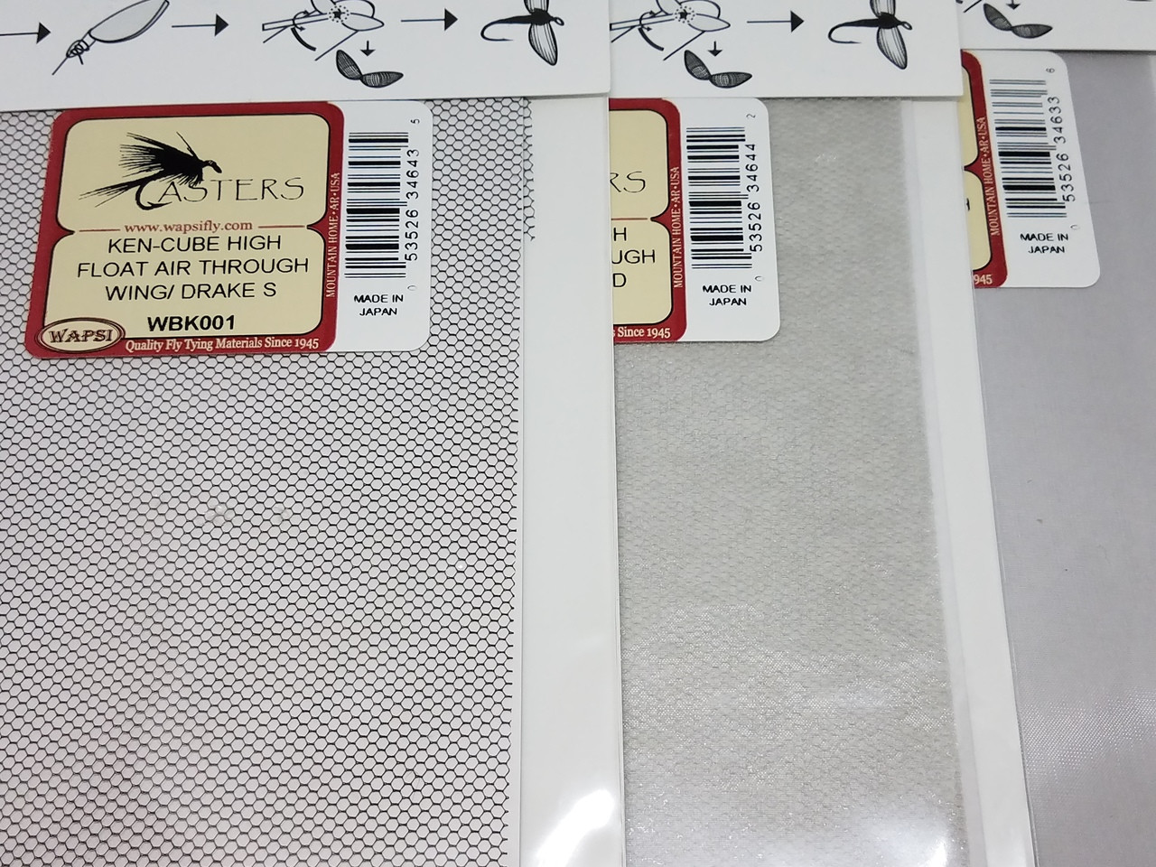Fly Tying Materials / Ken Cube High Float Air Through Wing Wing Material