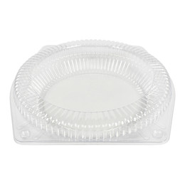 HINGED 9" PIE CONTAINER - DEEP TRAY - 200/CASE - Wow Plastics, Inc
