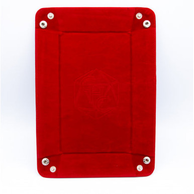 Critical Hit Collectibles Red Rectangle Dice Tray - hobbywurks