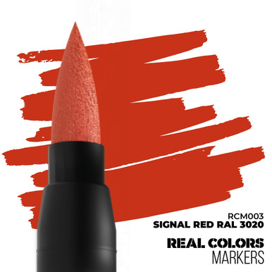 AK Interactive RCM003 Real Colors Signal Red RAL 3020 Paint Marker