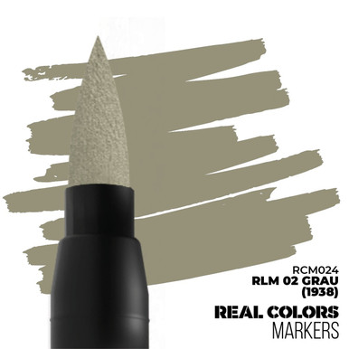 AK Interactive AKIRCM024 Real Colors RLM 02 Grau (1938) Paint Marker ...