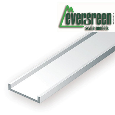 Evergreen Scale Models 266 Channel 3/16 (3 Pieces)