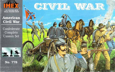 IMEX 778 Confederate Casson 1/32 Scale Figures Kit - hobbywurks
