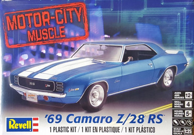 Revell 85-7457 1969 Camaro Z/28 RS 1/25 Scale Model Kit - hobbywurks