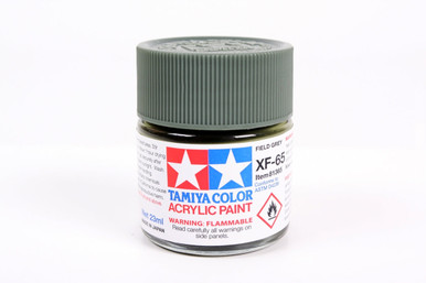 Tamiya 81365 XF-65 Flat Field Grey Acrylic 23Ml - hobbywurks