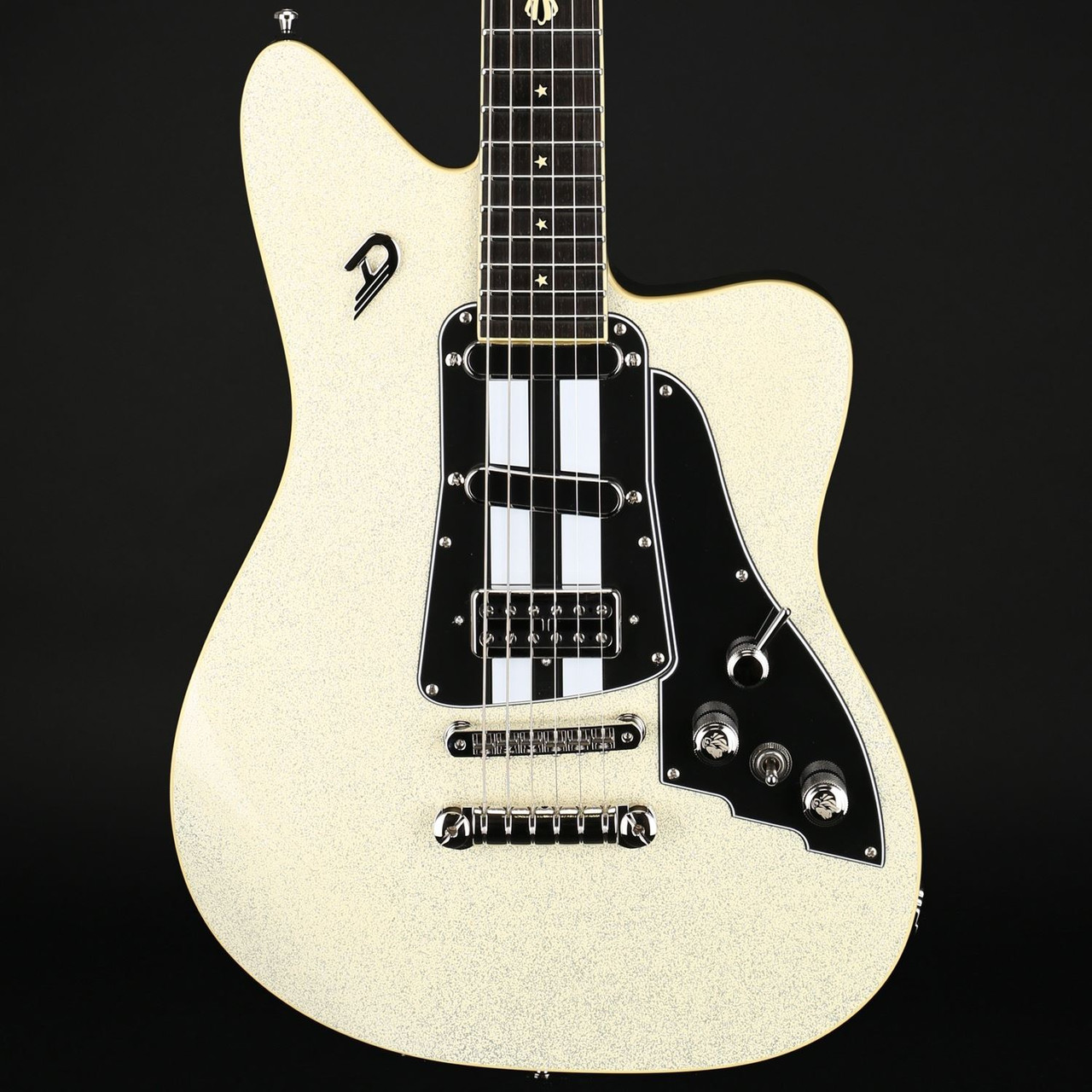 Duesenberg Alliance Series Dave Baksh in White Sparkle with Case ...
