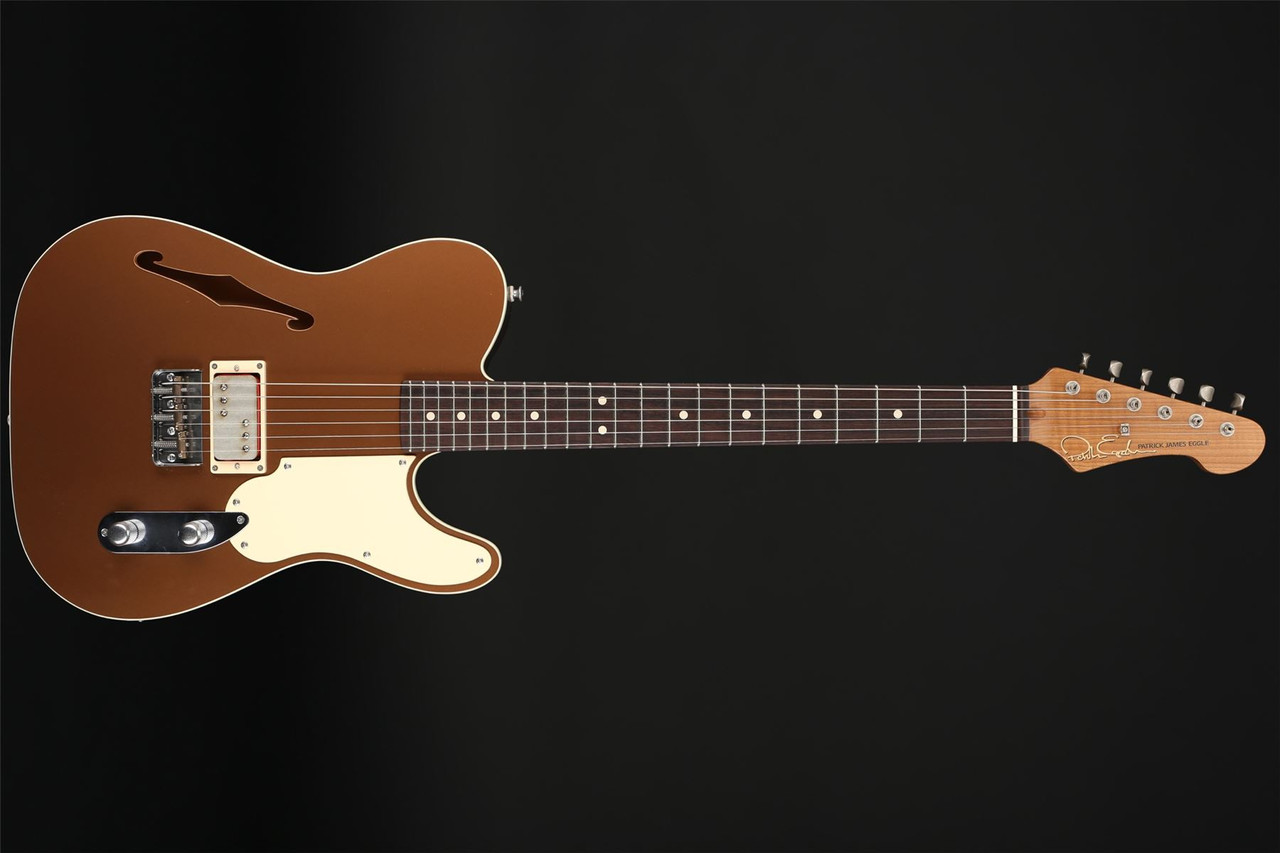 Patrick James Eggle Oz Cabronita in Firemist Gold #30965 - Wildwire Guitars