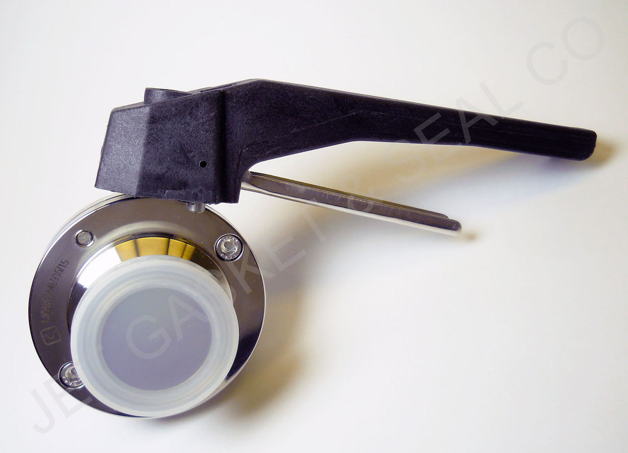 Cipriani-Harrison S100 Butterfly Valve 304 Stainless Clamp Ends 1.5 ...