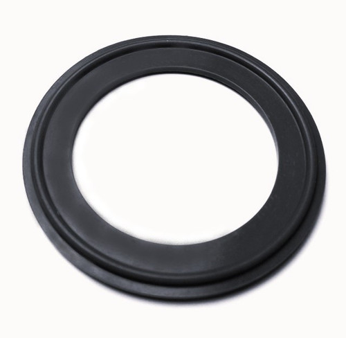 6" Black Buna Split ID Tri-Clamp Gasket - Brewery Gaskets