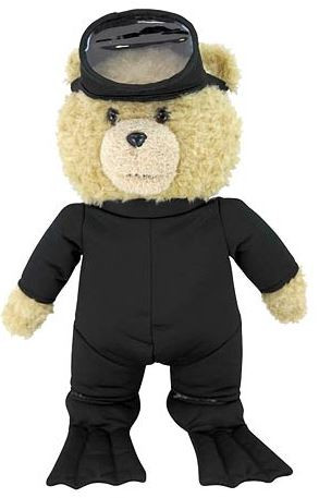 Ted 2 Ted in Scuba 24 Talking Plush Explicit Commonwealth Toys - ToyWiz