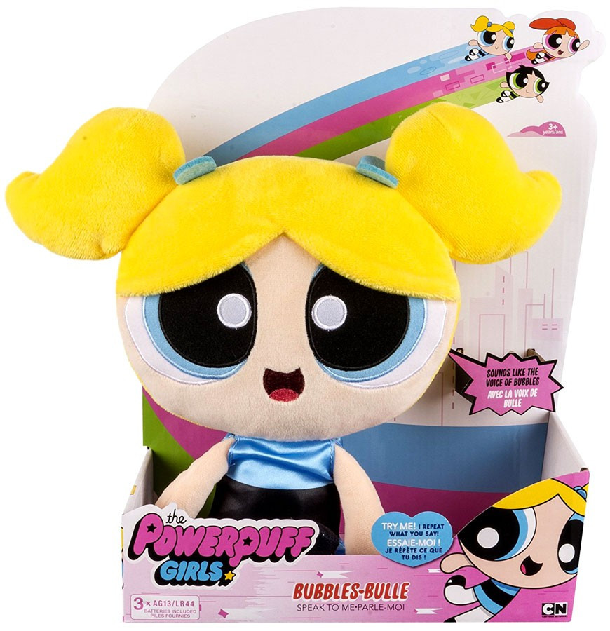 The Powerpuff Girls Bubbles Interactive Plush Spin Master - ToyWiz