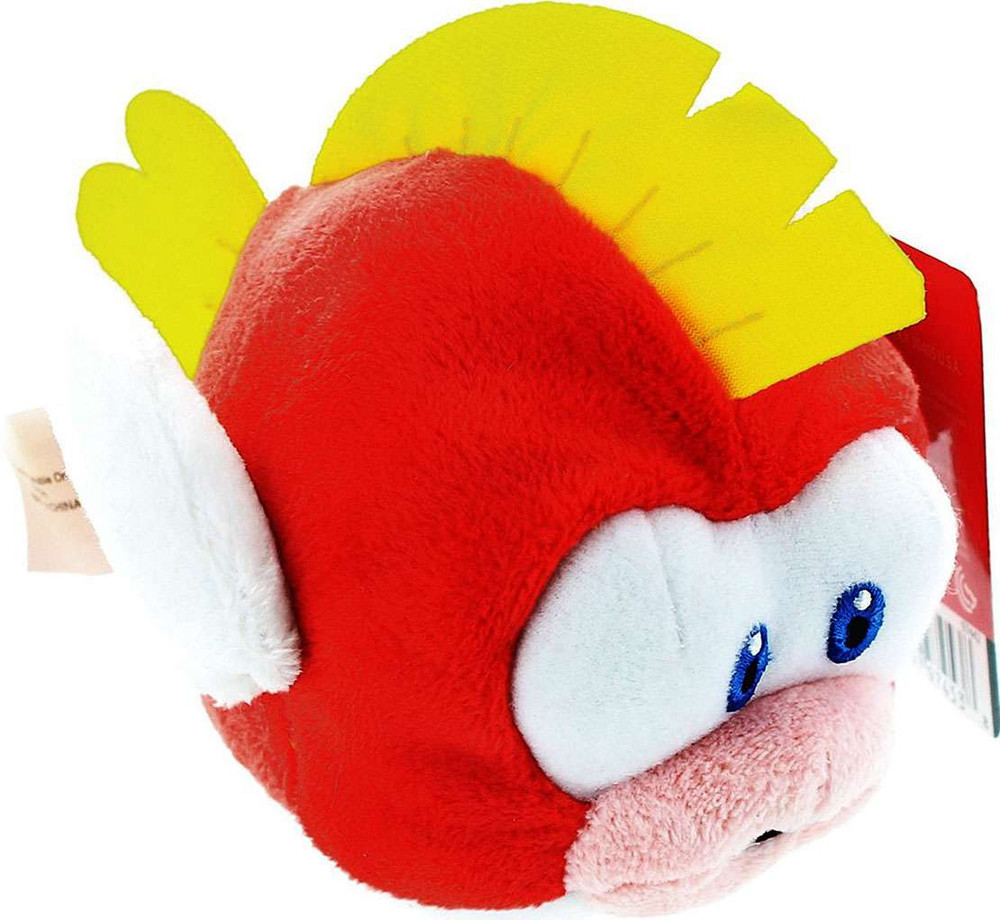 World of Nintendo Super Mario Cheep Cheep 7.5 Plush Jakks Pacific - ToyWiz