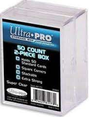 Ultra Pro Card Supplies 2-Piece Storage Box 50 Count - ToyWiz