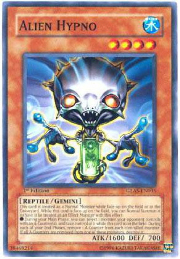 Yugioh Gx Trading Card Game Gladiators Assault Single Card Common Alien