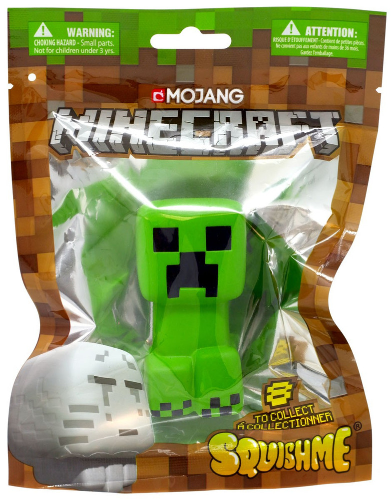 Minecraft Squishme Creeper Squeeze Toy Just Toys - ToyWiz