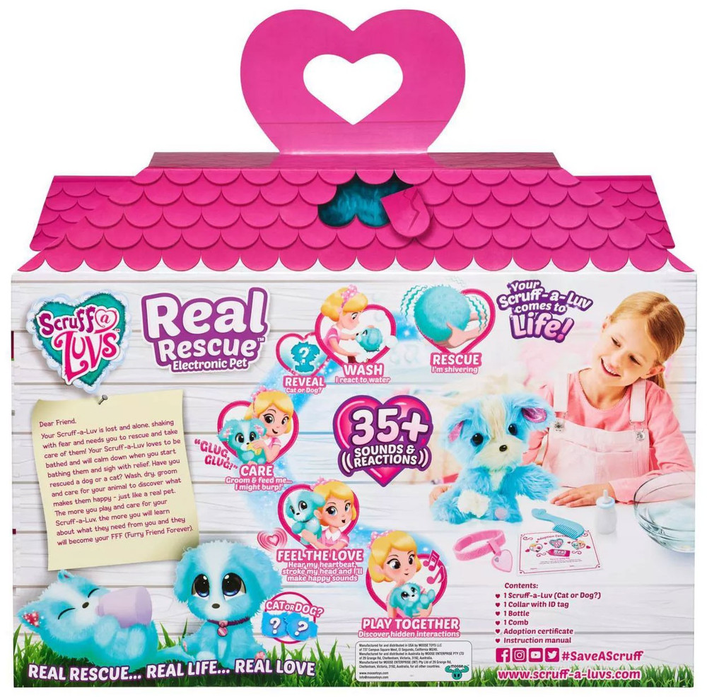 Little Live Pets Scruff A Luvs Real Rescue Plush Surprise Rescue Pet ...