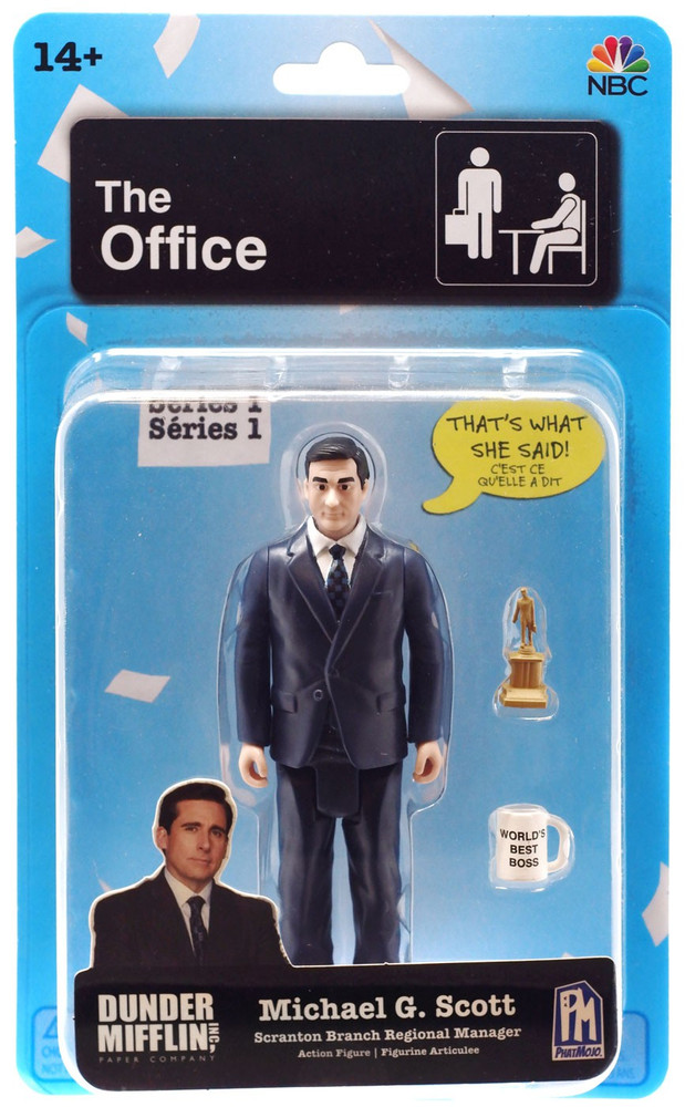 The Office Series 1 Michael G. Scott Action Figure PhatMojo - ToyWiz