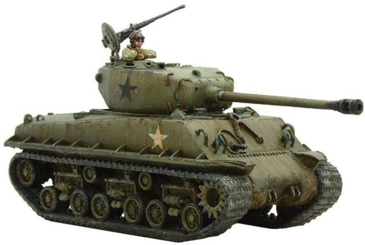 Bolt Action WWII Wargame Allies Sherman M4A3E8 Easy Eight Miniatures ...