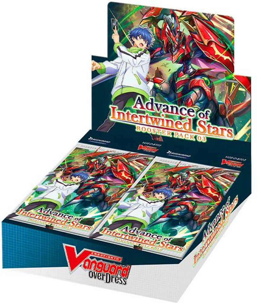 Cardfight Vanguard Trading Card Game overDress Advance of Intertwined Stars Booster Box VGE-D ...
