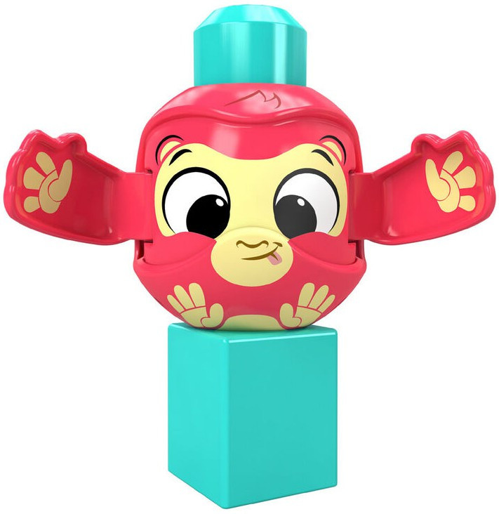 Mega Bloks Peek a Bloks Monkey Set GKX51 - ToyWiz