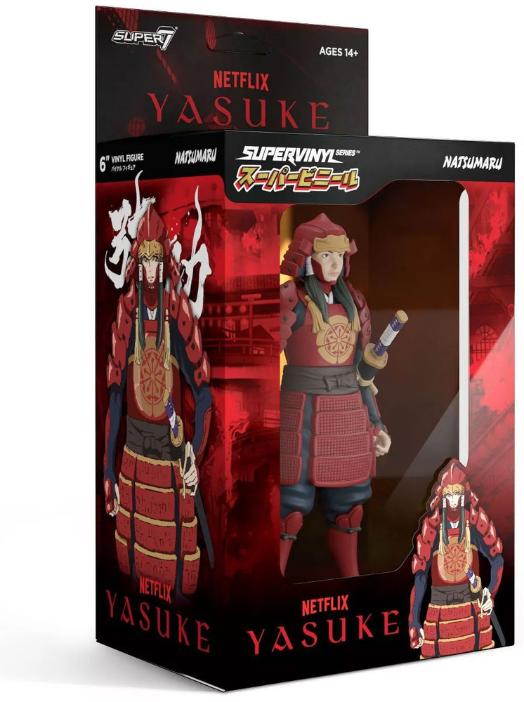 Yasuke Netflix Supervinyl Series Natsumaru Vinyl Figure Super7 - ToyWiz