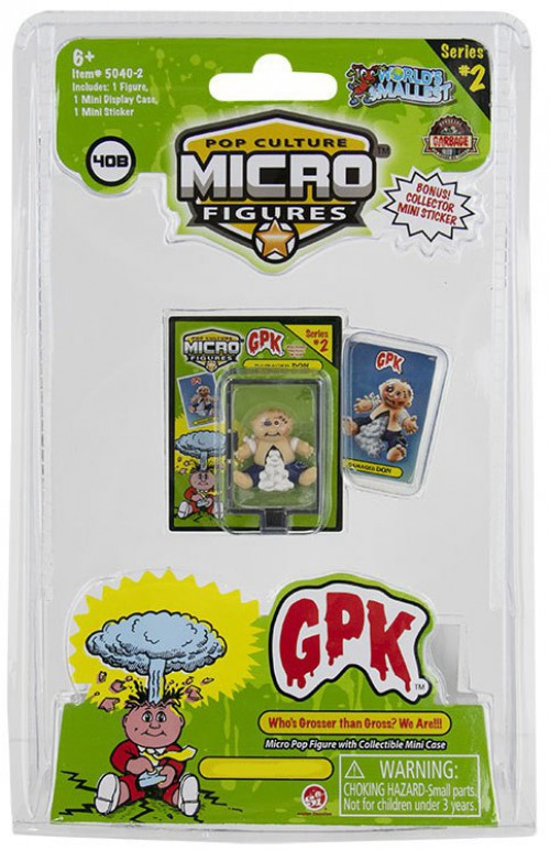 Worlds Smallest Garbage Pail Kids GPK Series 2 Unstitched Mitch Micro ...