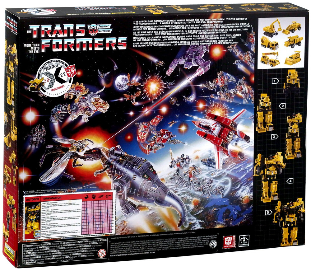 Transformers Tonka Collaborative Mash Up Heroic Autobot Warrior ...